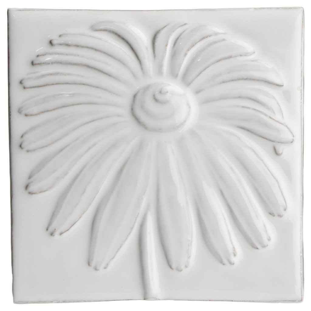 Impressions - Botanical Daisy White | Tiles of Stow