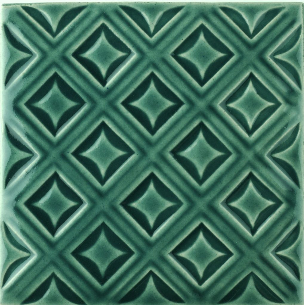 Sarsden Lattice Relief Tile - Pagham Green