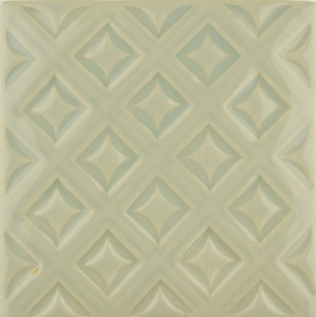 Sarsden Lattice Relief Tile - Tern Grey | Tiles of Stow