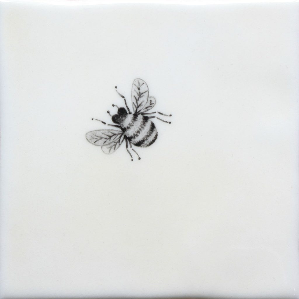 Monochrome Bugs and Insects- Bee | Tiles of Stow