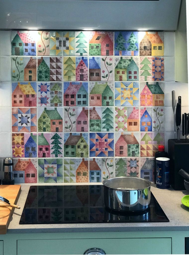 Prints and Patterns - Patchwork 36 tile panel | Tiles of Stow