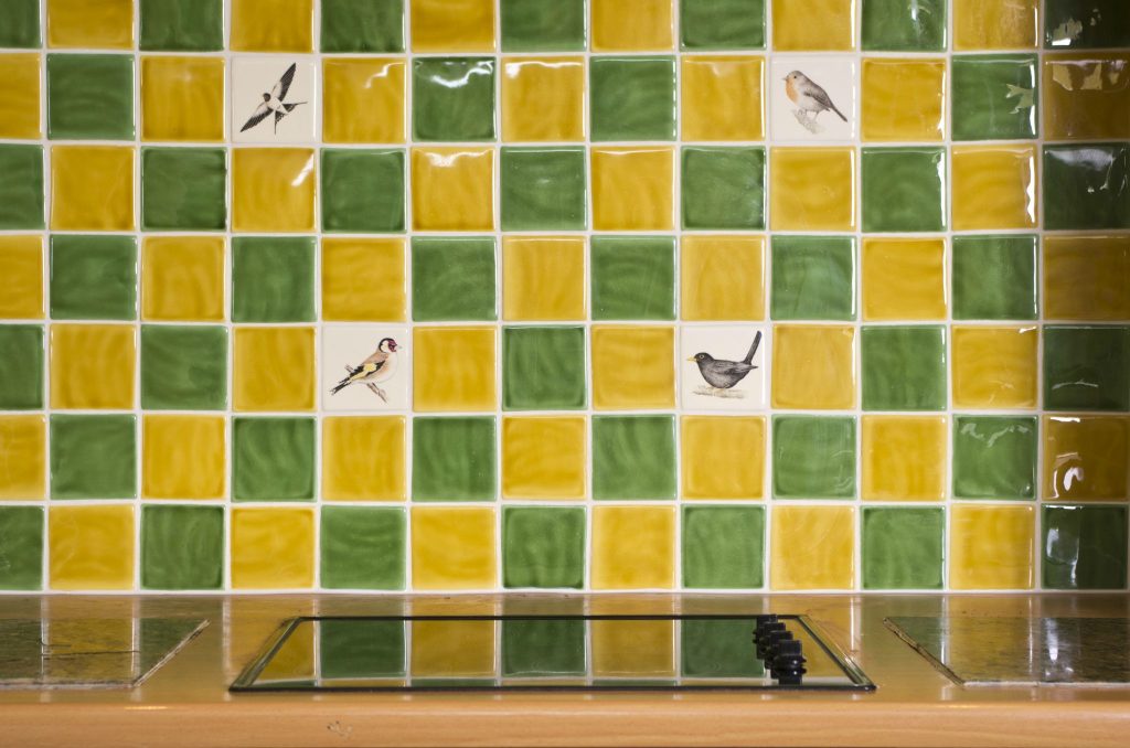 Hand painted tiles - Garden Birds Robin| Tiles of Stow