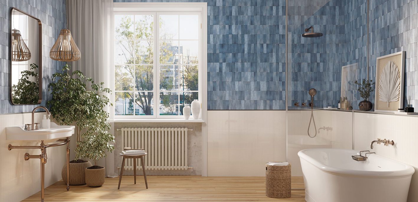 Waterfall Matt Brick Colours - Blue Nile | Tiles of Stow