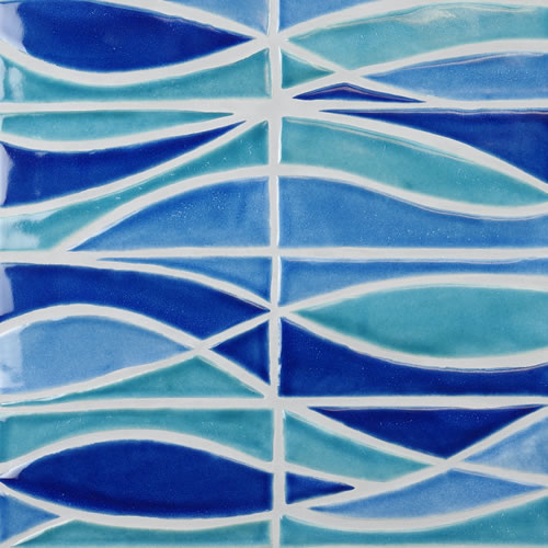 Stoneware Waves Tiles | Tiles of Stow